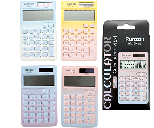 Калькулятор DE-121 Runzon Карманный, 10 разрядный, 11.9*7*1см, цвета ...